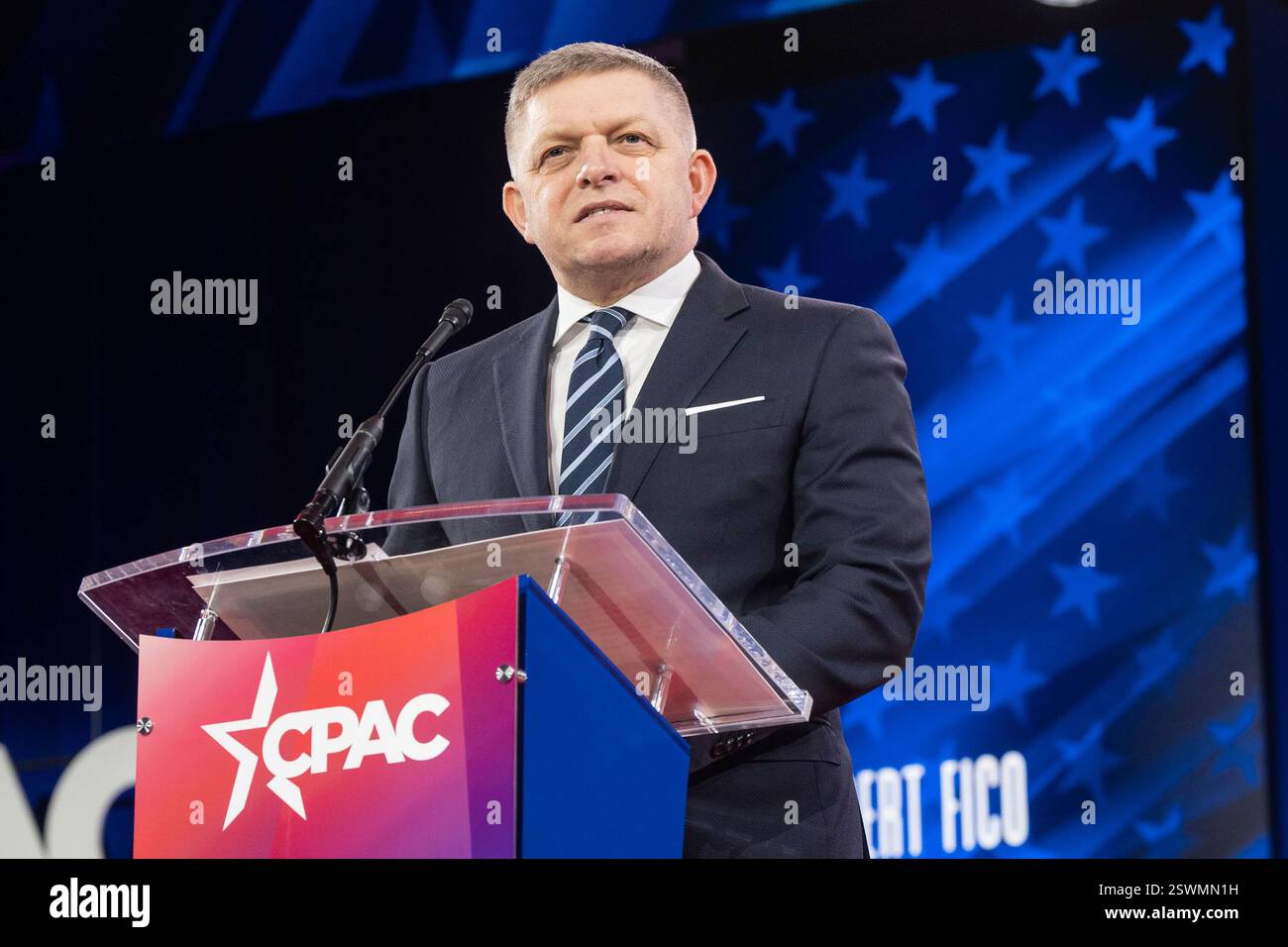 National Harbor, MD, February 21, 2025: Prime Minister of Slovakia ...