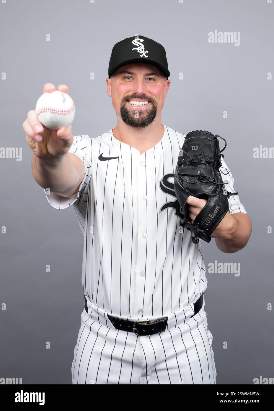 This is a 2025 photo of pitcher Dan Altavilla of the Chicago White Sox ...