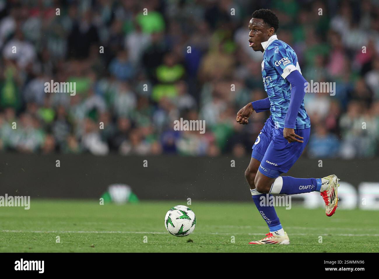Sevilla, Spain. 20th Feb, 2025. Hyllarion Goore of KAA Gent during the ...