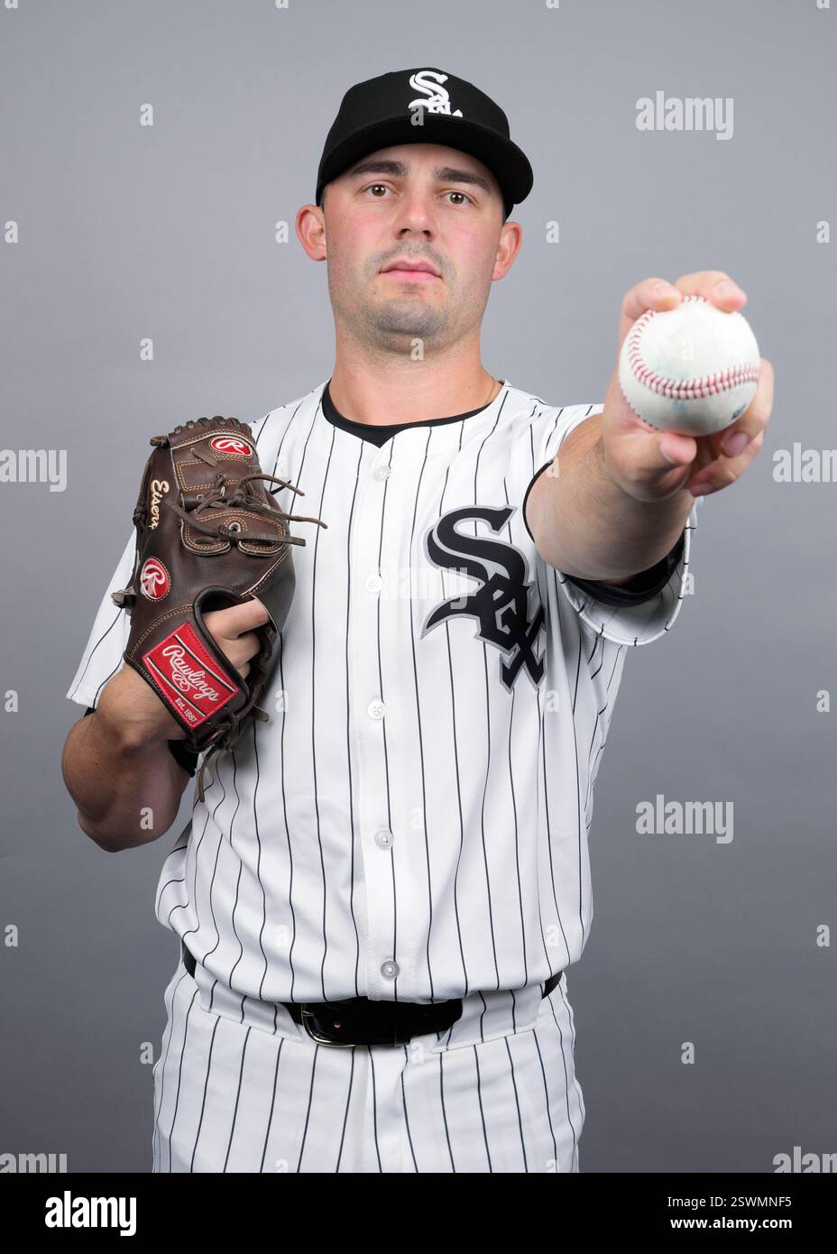 This is a 2025 photo of pitcher Brandon Eisert of the Chicago White Sox ...