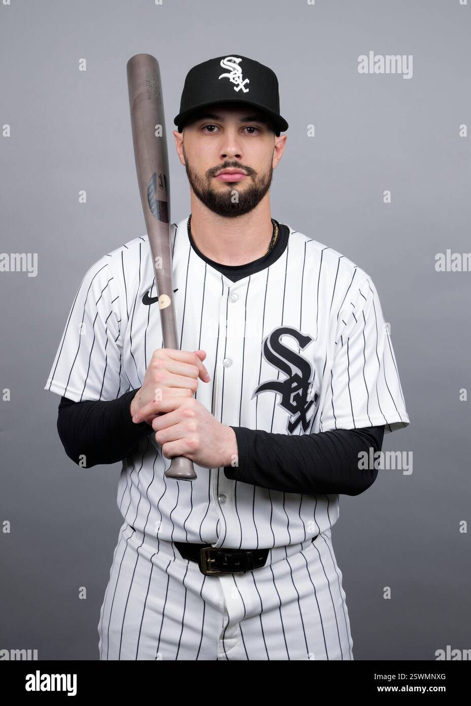 This is a 2025 photo of infielder Jacob Amaya of the Chicago White Sox ...