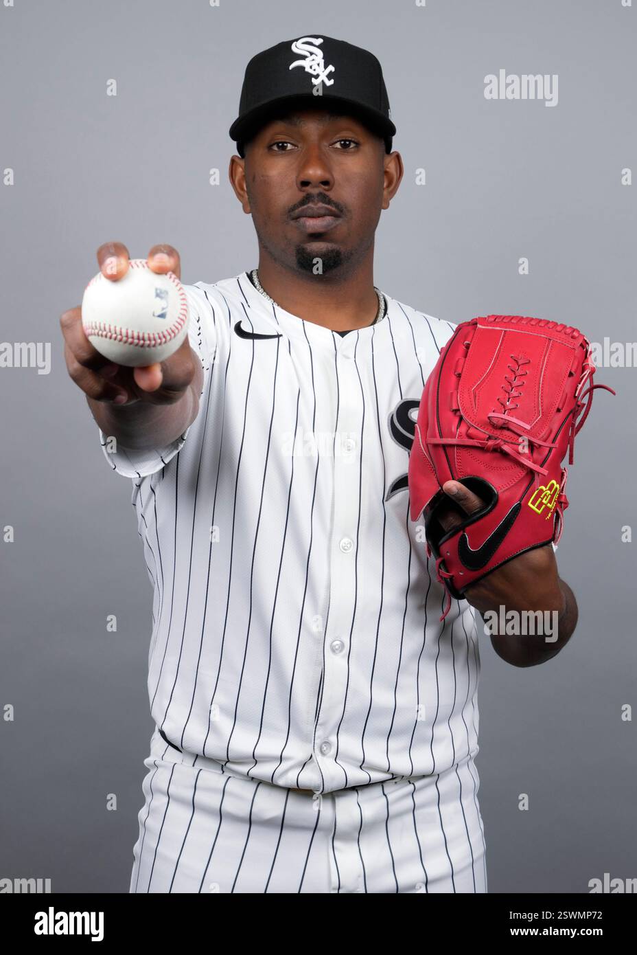 This is a 2025 photo of pitcher Justin Dunn of the Chicago White Sox ...