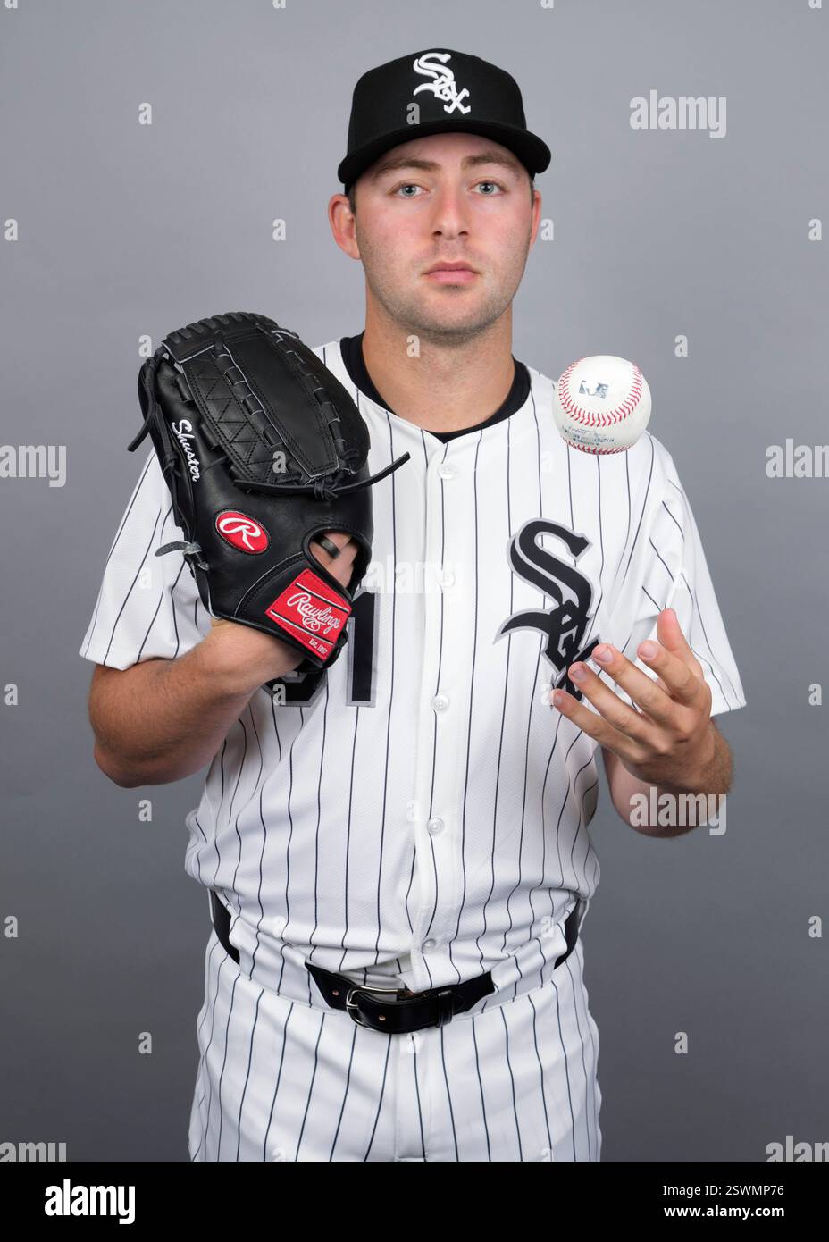 This is a 2025 photo of pitcher Jared Shuster of the Chicago White Sox ...