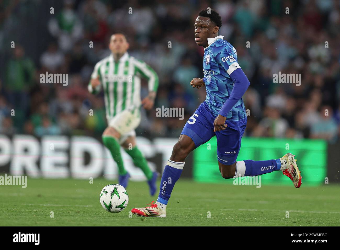 Sevilla, Spain. 20th Feb, 2025. Hyllarion Goore of KAA Gent during the ...