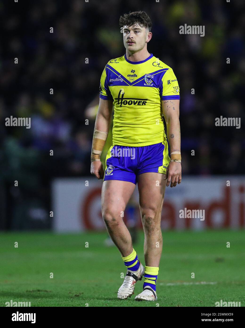 Jordy Crowther of Warrington Wolves during the Betfred Super League ...
