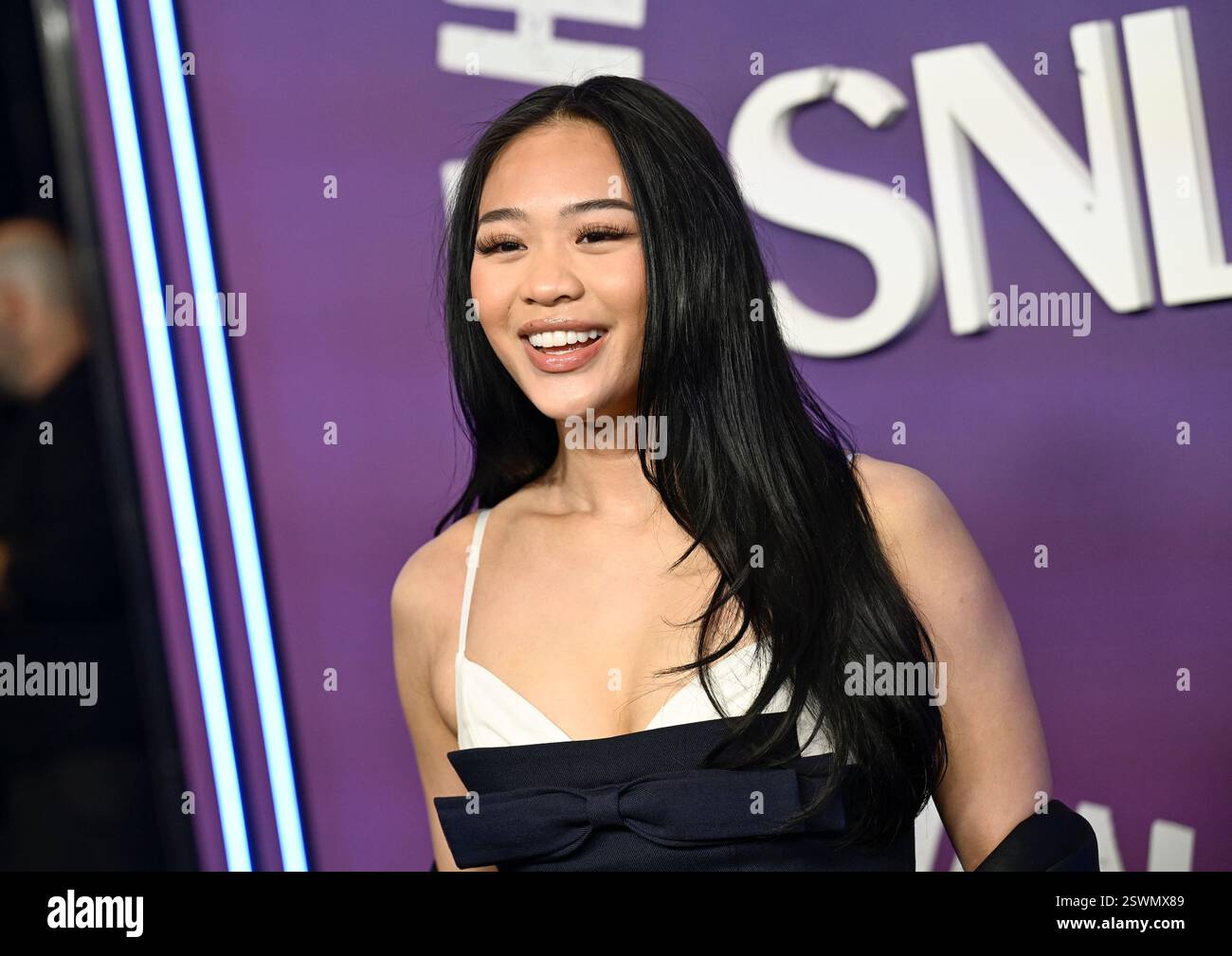 Sunisa Lee attends the SNL50: The Homecoming Concert at Radio City Music Hall on Friday, Feb. 14 ...
