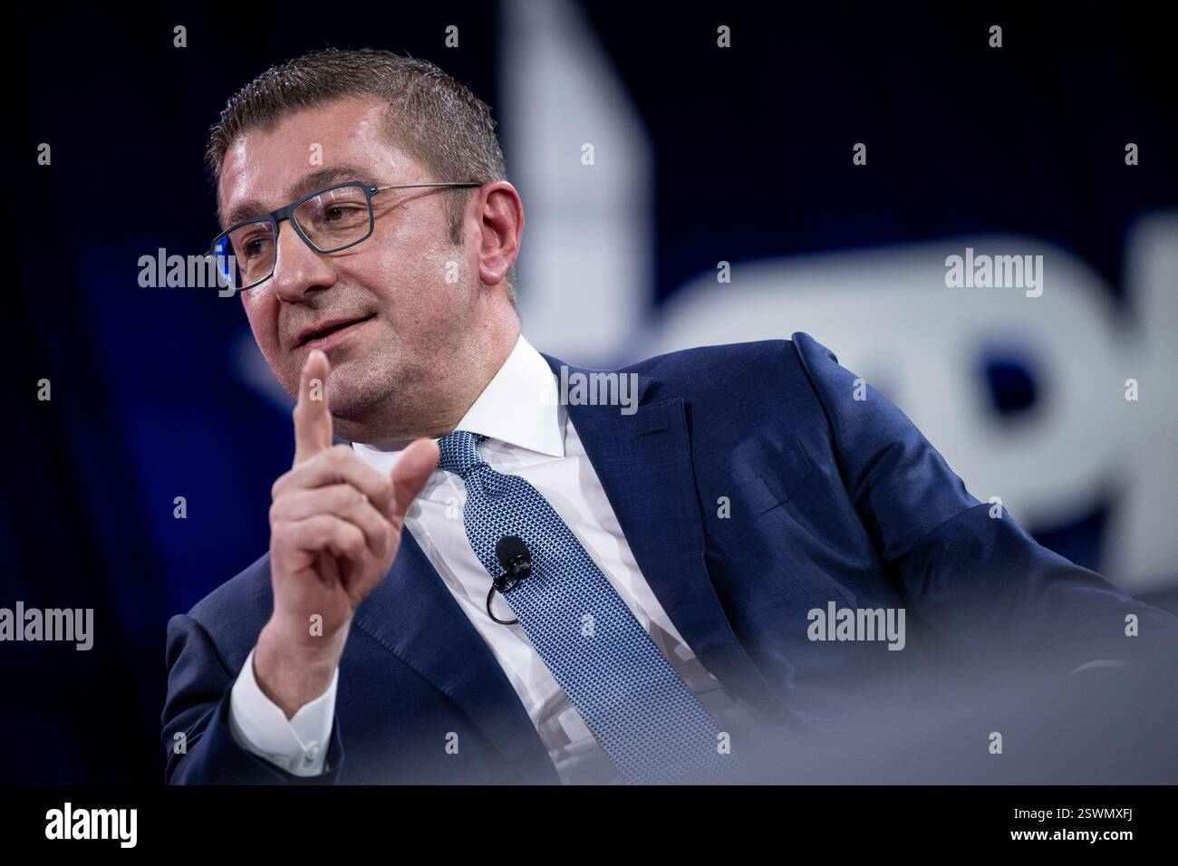 Washington, USA. 21st Feb, 2025. Prime Minister of North Macedonia ...