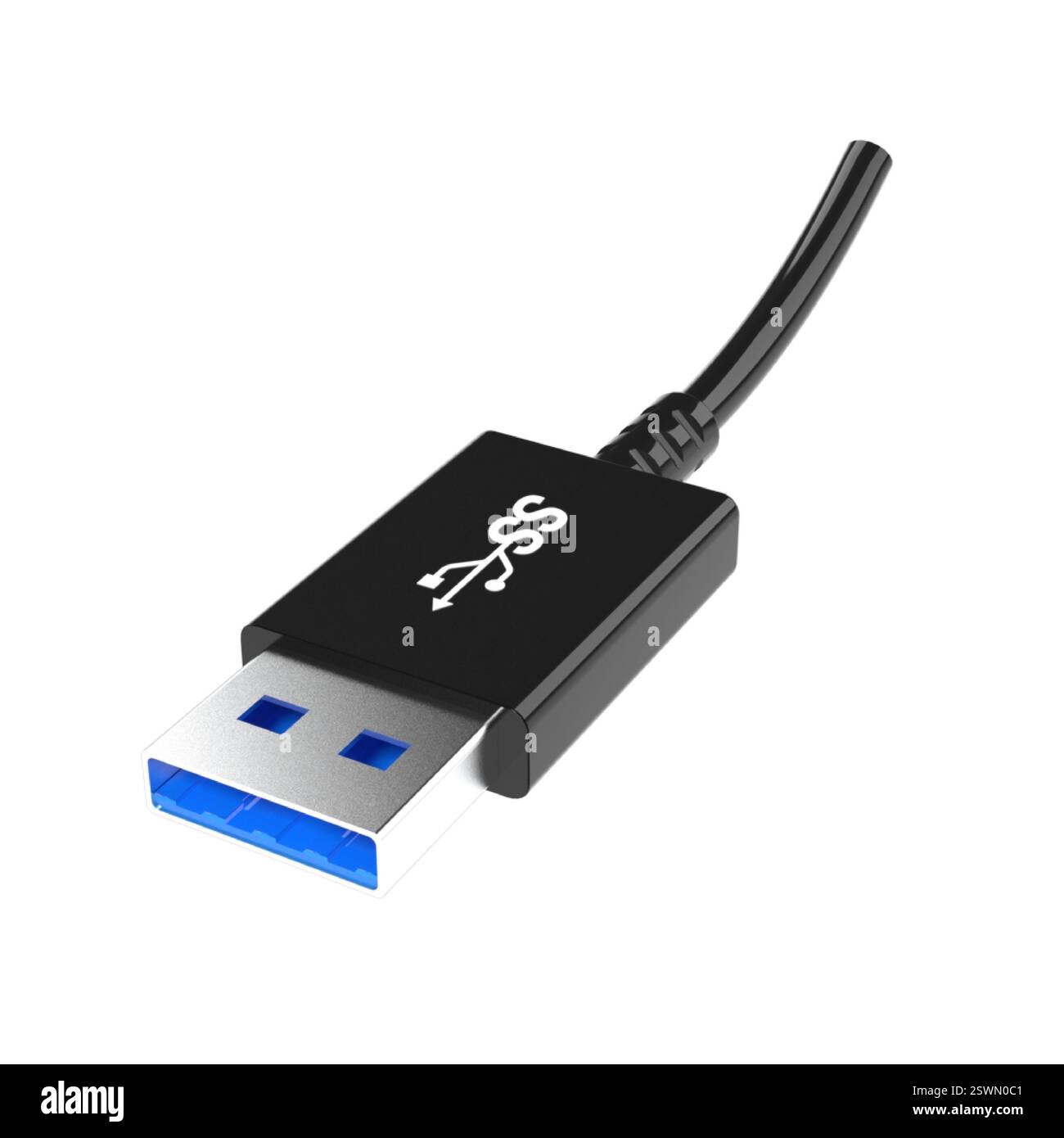 USB Pin 3D Illustration Stock Photo - Alamy