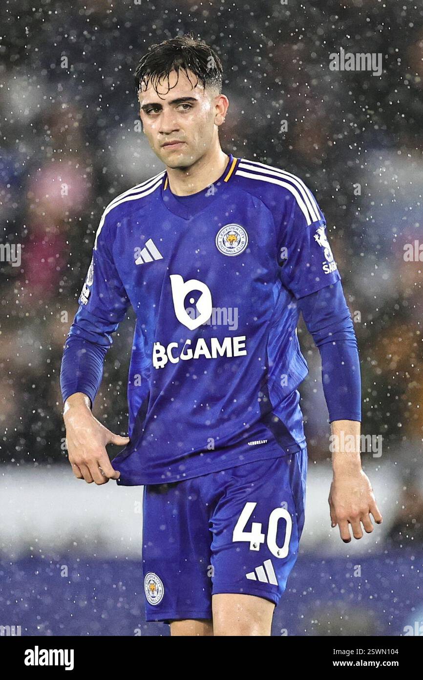 Leicester, UK. 21st Feb, 2025. Facundo Buonanotte of Leicester City ...