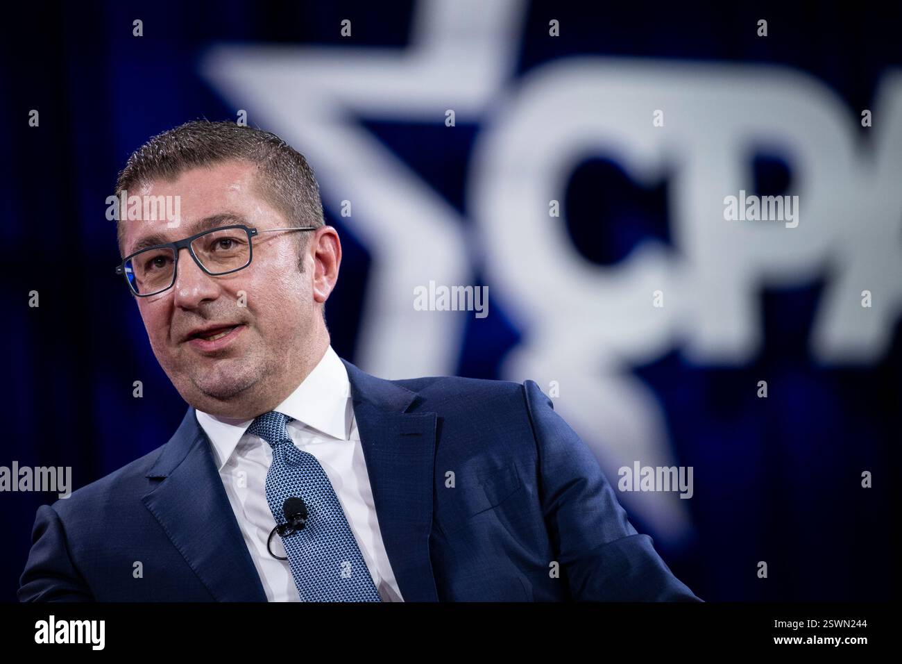 Washington, USA. 21st Feb, 2025. Prime Minister of North Macedonia ...
