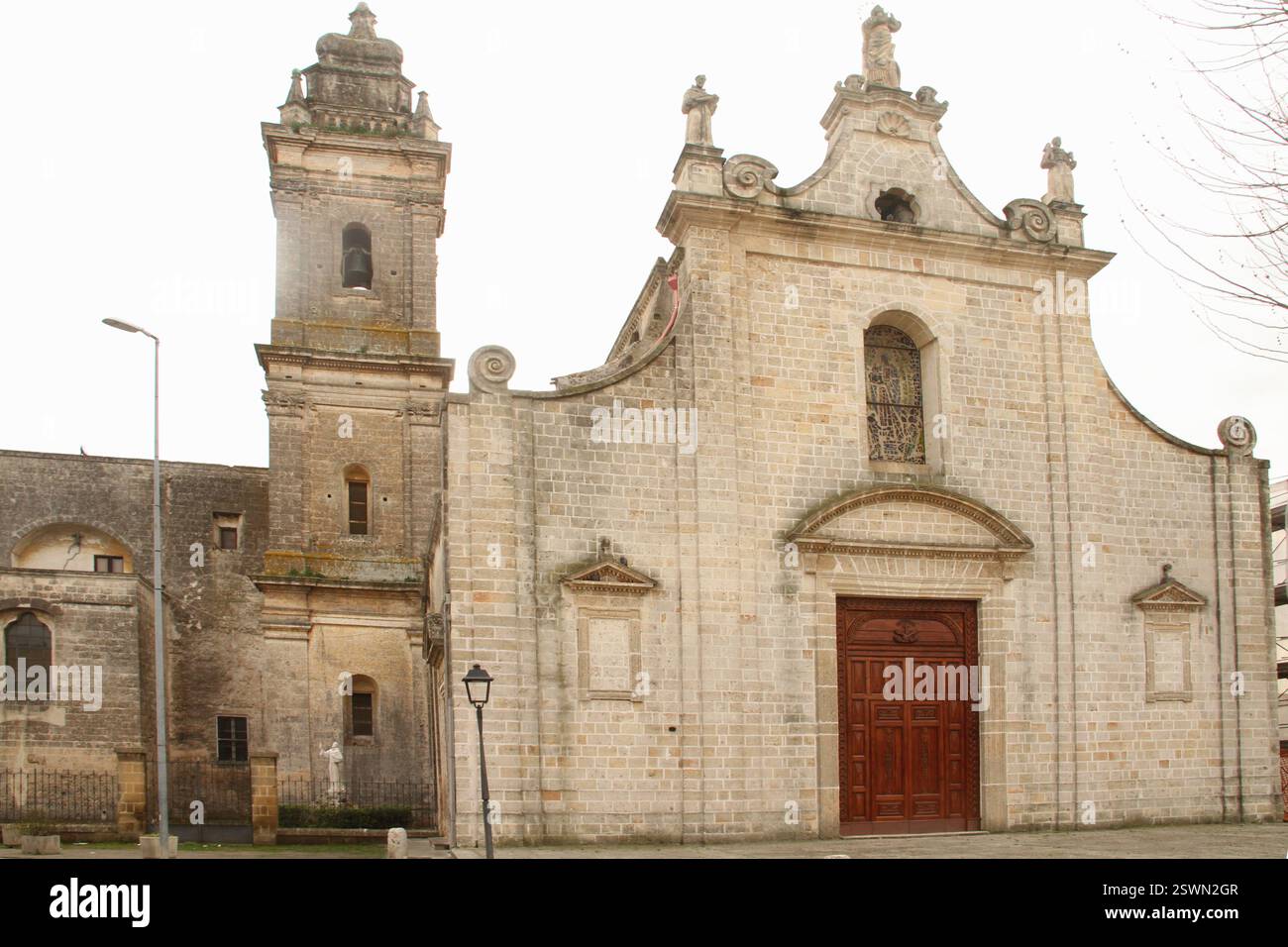 Francavilla Fontana, Italy. Exterior view of Chiesa di Maria Santissima ...