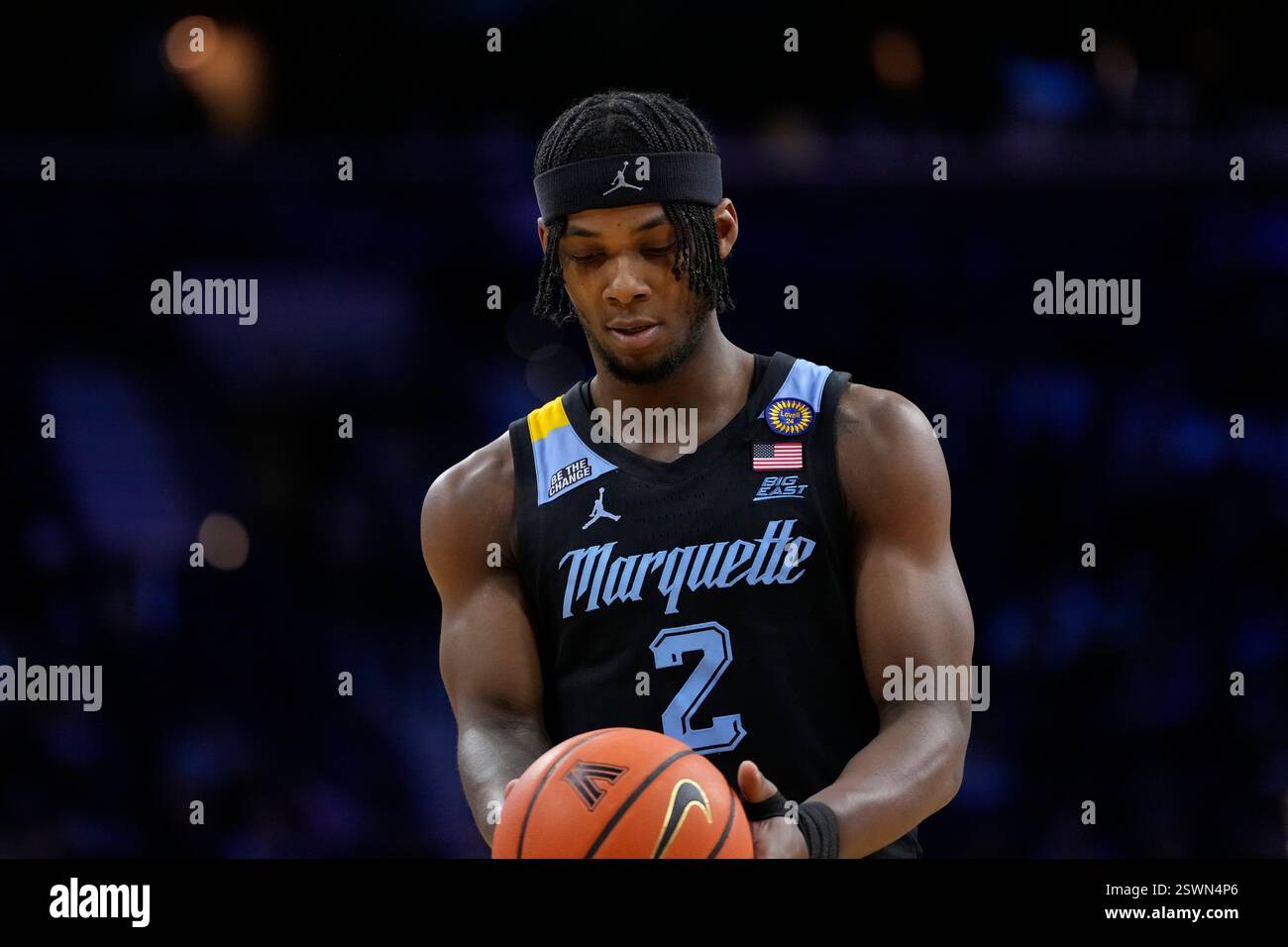 Marquette's Chase Ross plays during an NCAA college basketball game ...