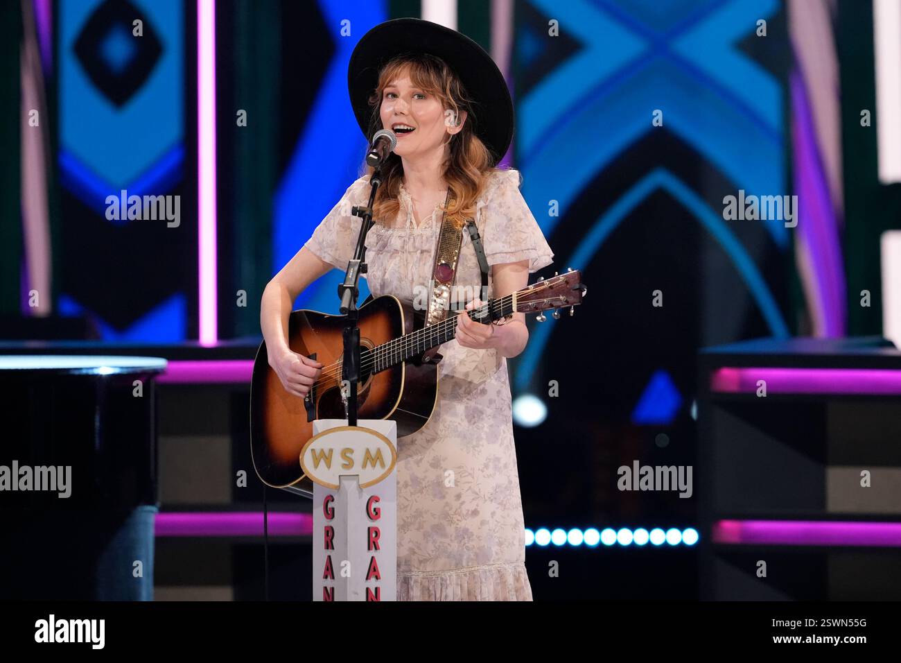 Molly Tuttle performs at the Grand Ole Opry, Friday, Feb. 21, 2025, in ...