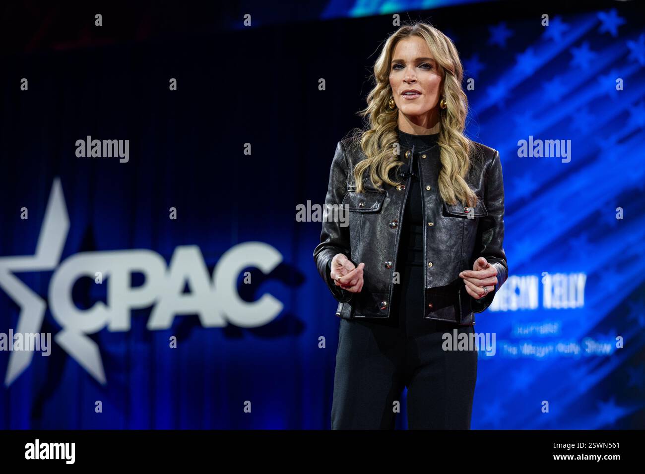Megyn Kelly speaks at the 2025 Conservative Political Action Conference ...