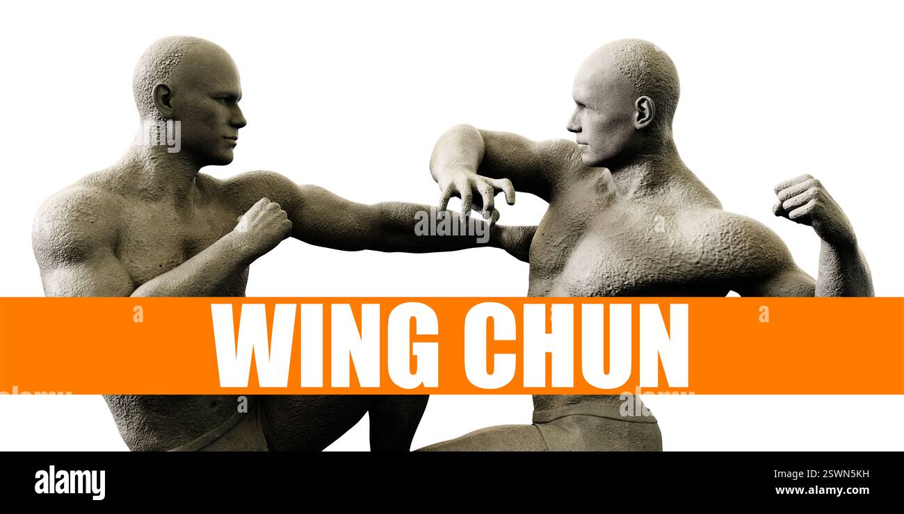 Wing chun Classes Training Fighting Concept Background Stock Photo - Alamy