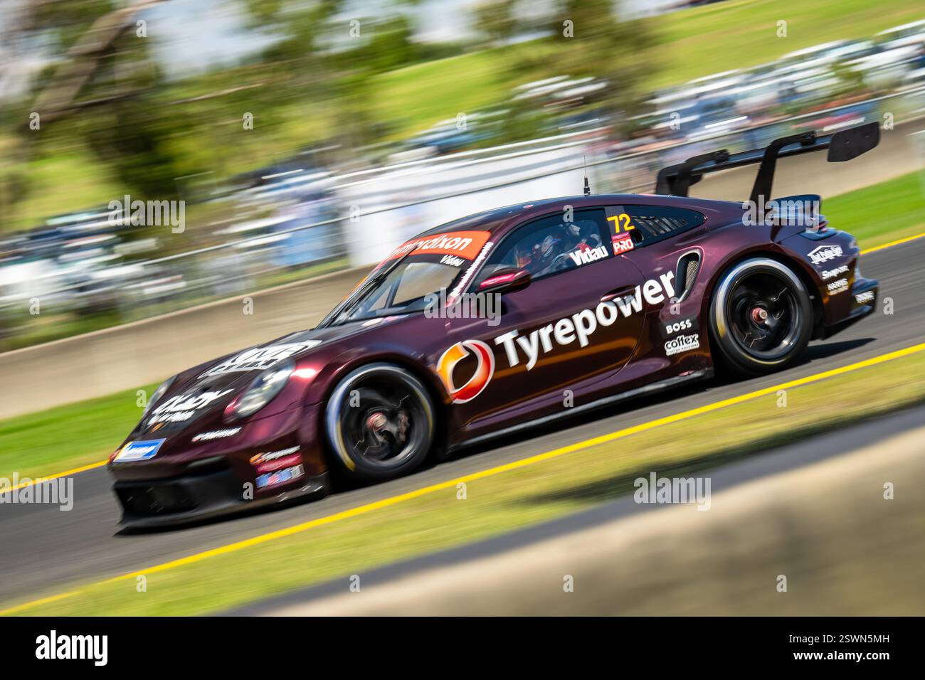 Sydney, Australia. 22nd Feb 2025. The #72 MVA Racing Porsche 911 GT3 ...