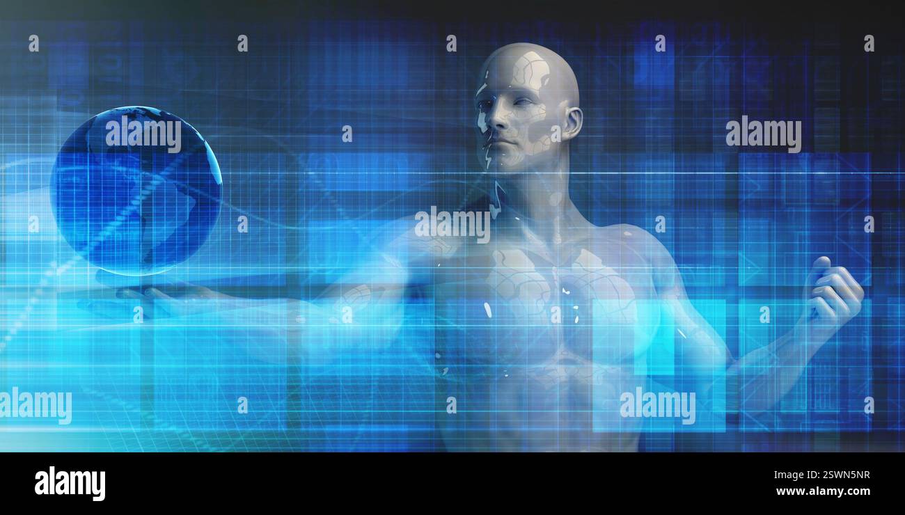 Data Mining With 3d Worldwide Global Dataset Stock Photo - Alamy