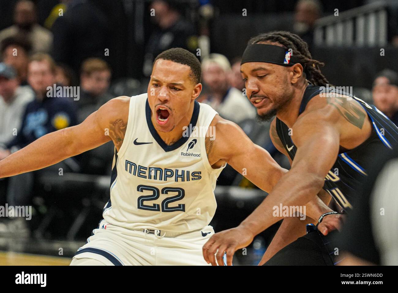 Orlando, Florida, USA, February 21, 2025, Memphis Grizzlies guard ...