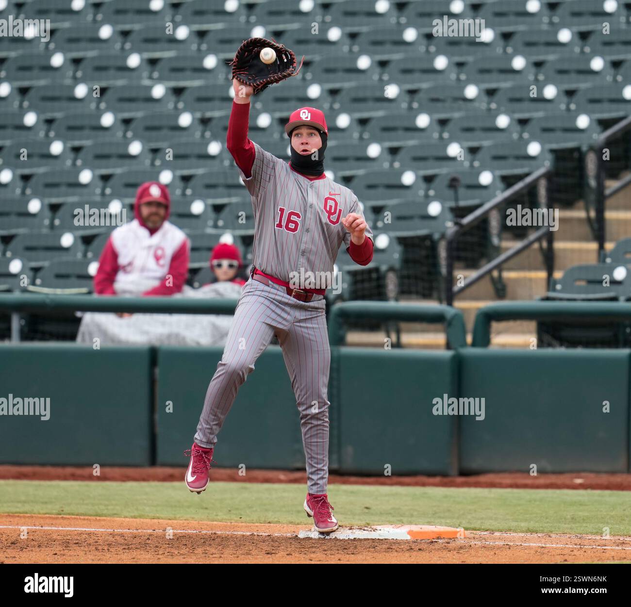 February 21, 2025, Round Rock, Texas, USA: Oklahoma first baseman ...