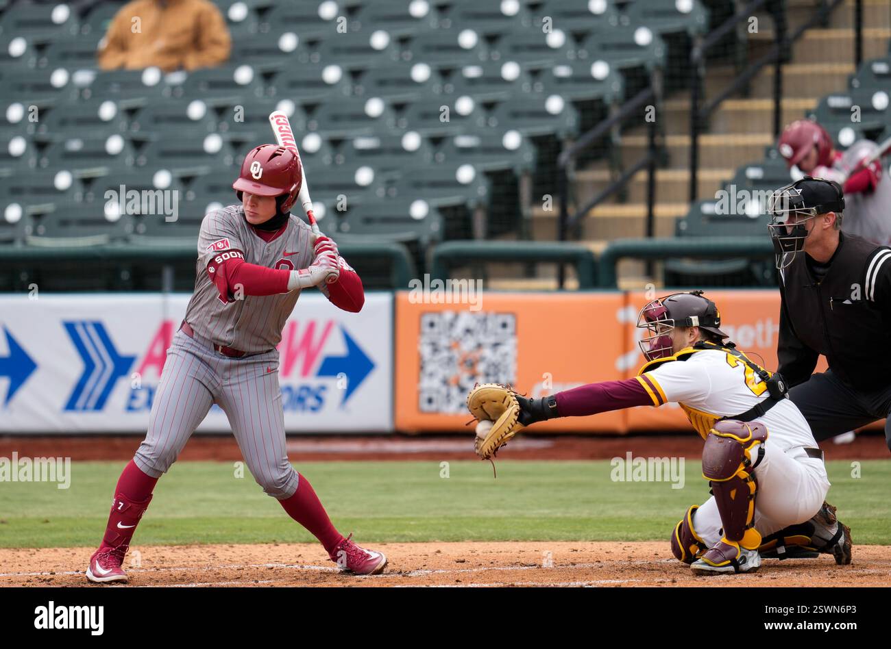 February 21, 2025, Round Rock, Texas, USA: Oklahoma short stop JAXON ...