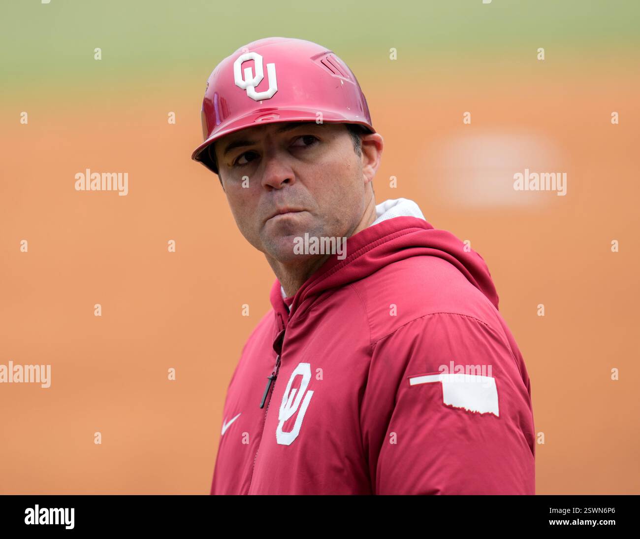 February 21, 2025, Round Rock, Texas, USA: Oklahoma assistant coach ...