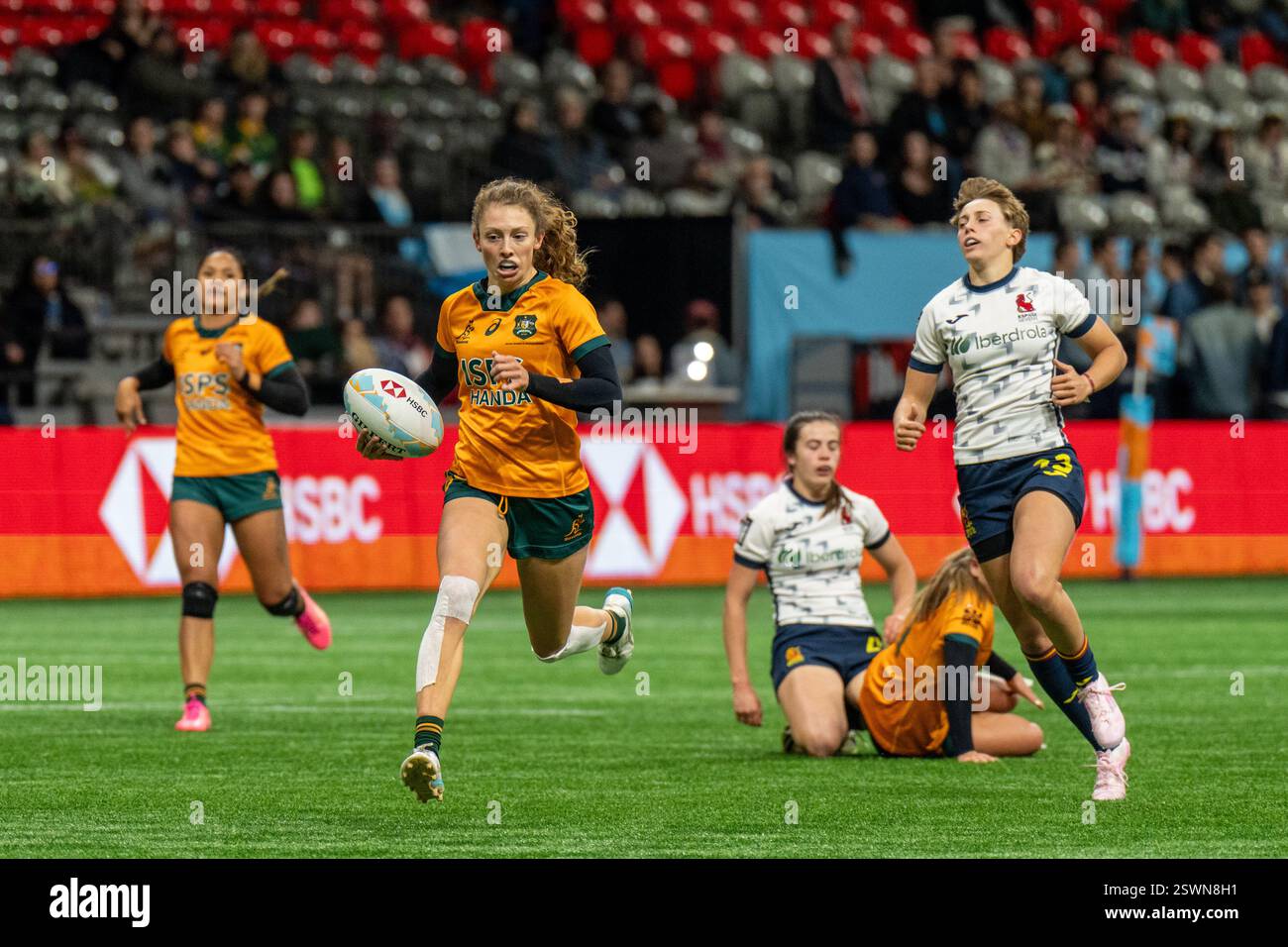 VANCOUVER, CANADA - FEBRUARY 21, 2025: Australia's #23 RUBY NICHOLAS ...