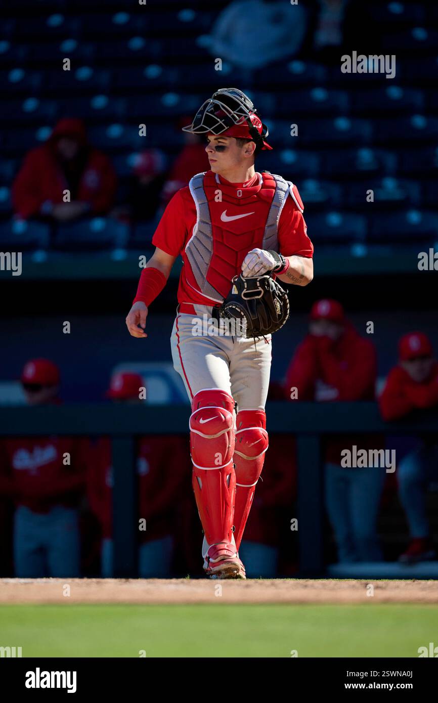 Ohio State Buckeyes Mason Eckelman (16) during an NCAA baseball game ...