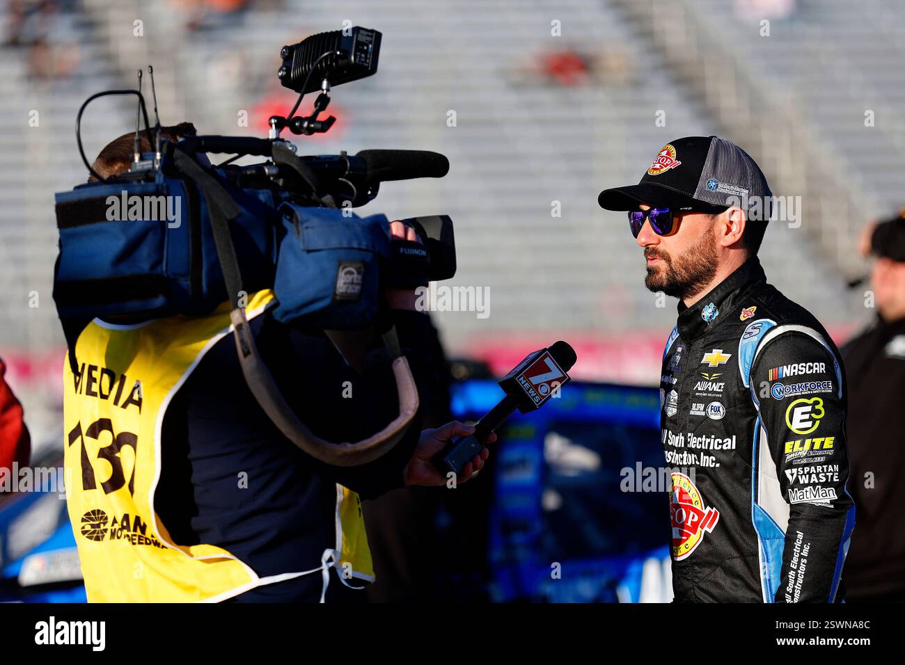 HAMPTON, GA - FEBRUARY 21: Jeremy Clements (#51 Jeremy Clements Racing ...