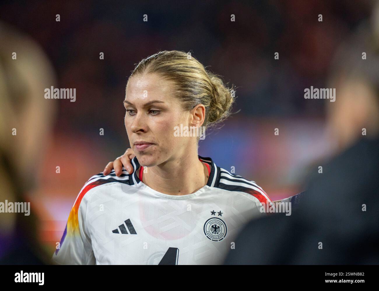 Rebecca Knaak (Germany, #4) 21.02.2025, Netherlands - Germany, UEFA ...