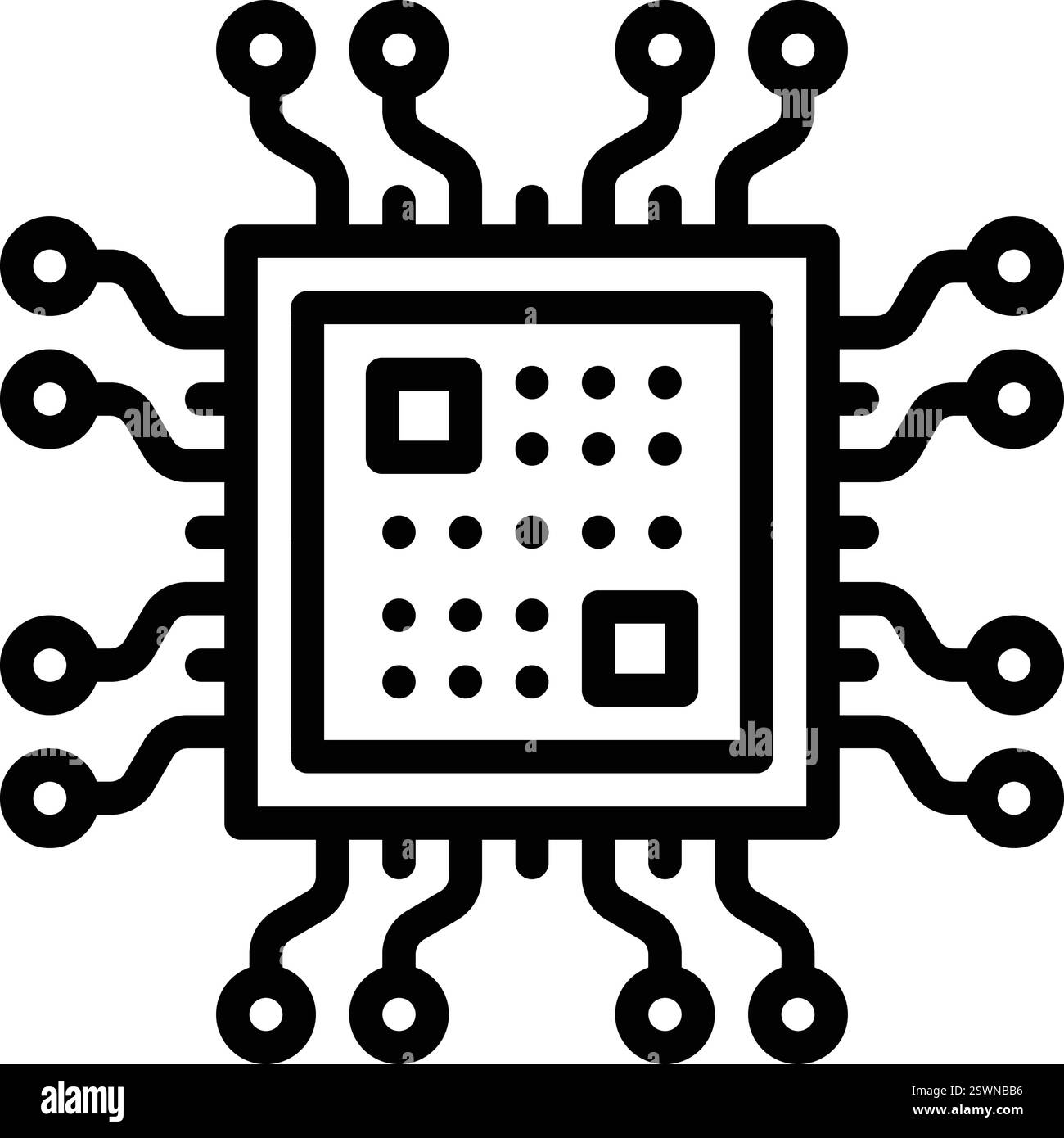 Icon for embedded devices, embedded Stock Vector Image & Art - Alamy