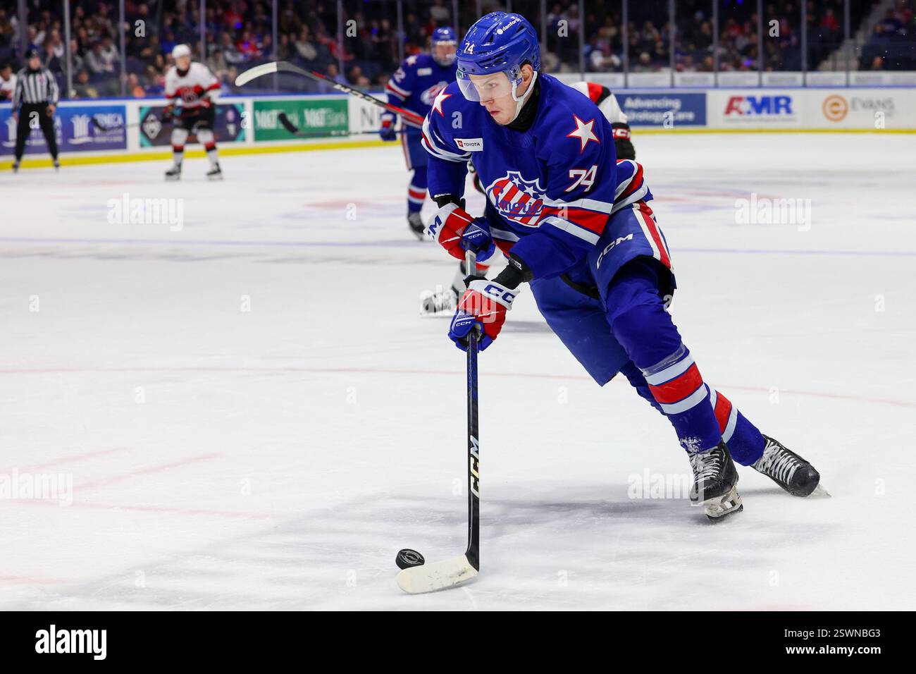 Rochester, New York, USA. 21st Feb, 2025. Rochester Americans ...