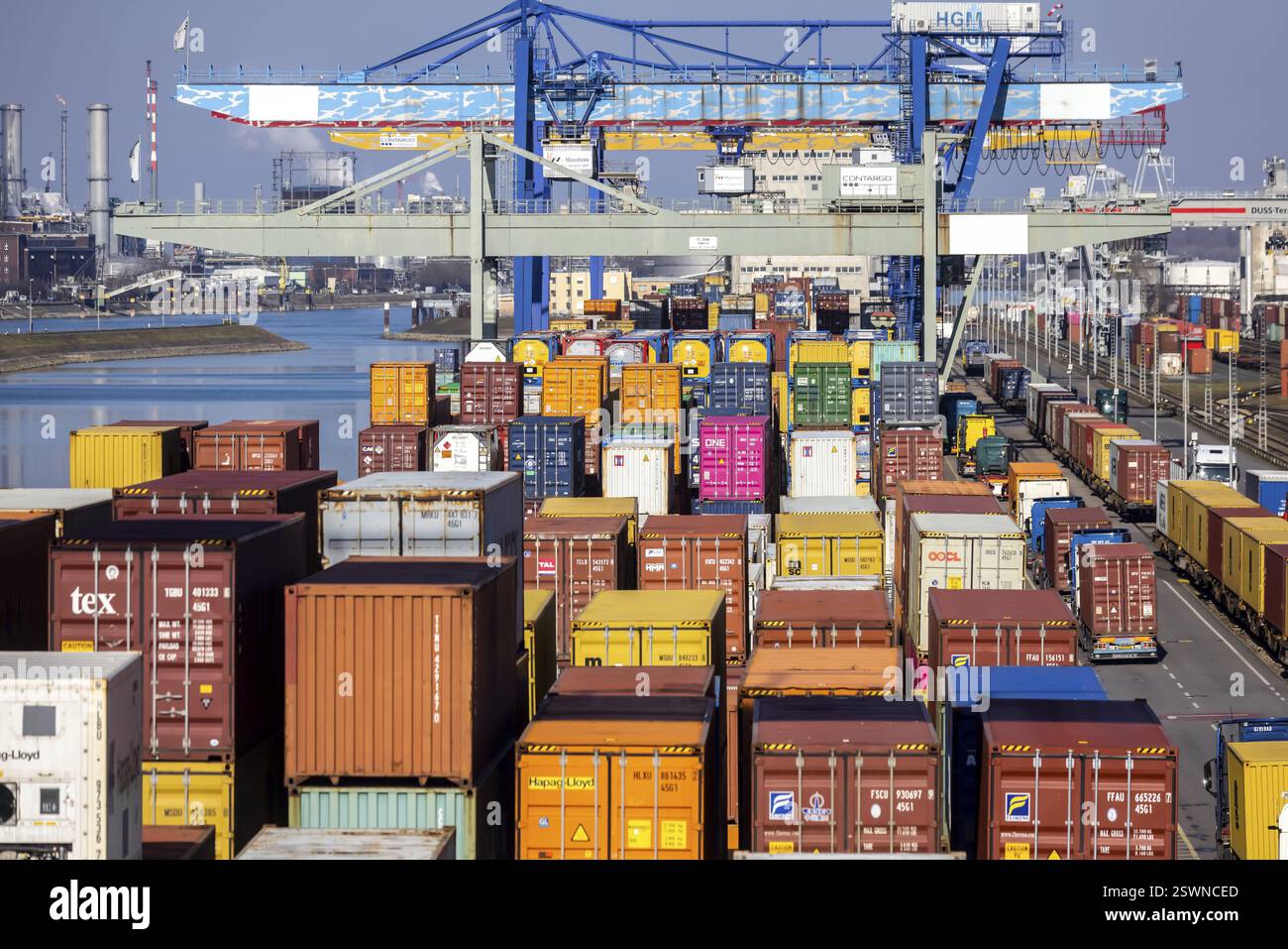 The port of Mannheim is one of Europe's most important inland ports and ...