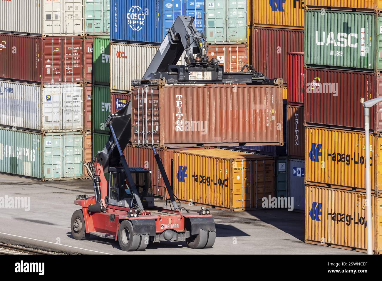 The port of Mannheim is one of Europe's most important inland ports and ...