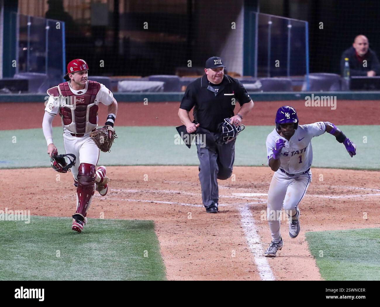 February 21, 2025, Arlington, Texas, USA: Kansas Stateâ€™s DEE KENNEDY ...