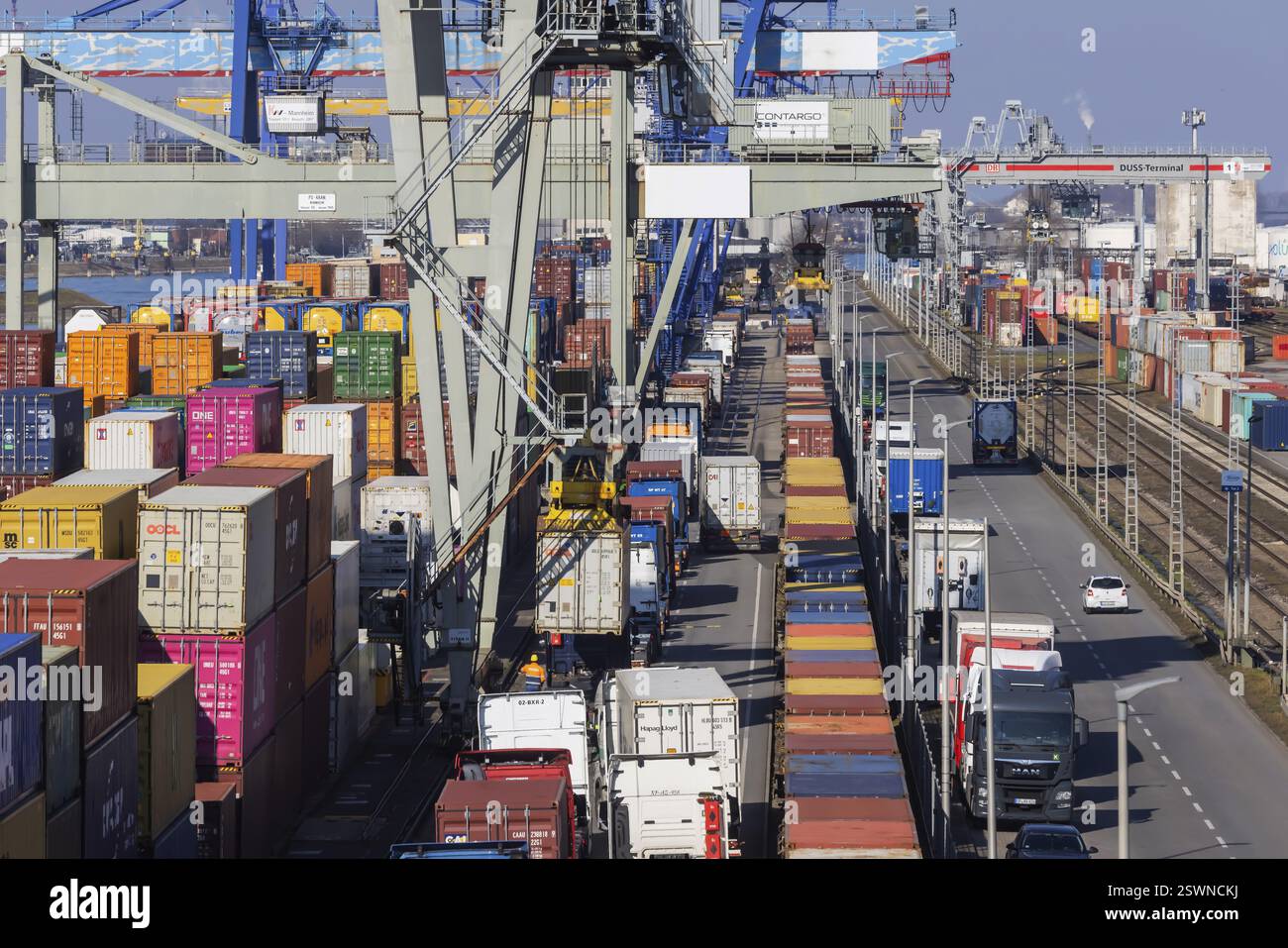 The port of Mannheim is one of Europe's most important inland ports and ...