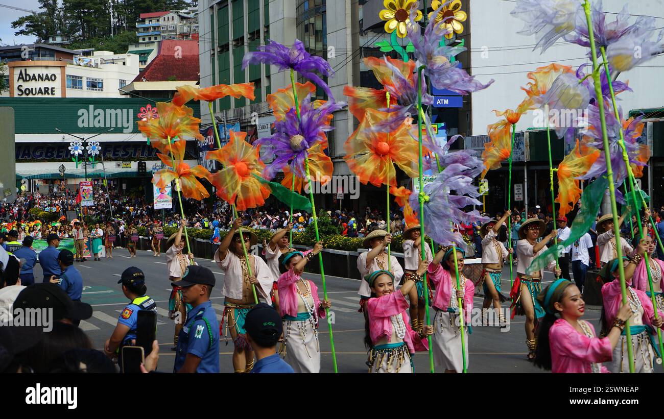 Baguio City, Philippines. 22nd February 2025. Traditional dance of the Igorot was showcase ...