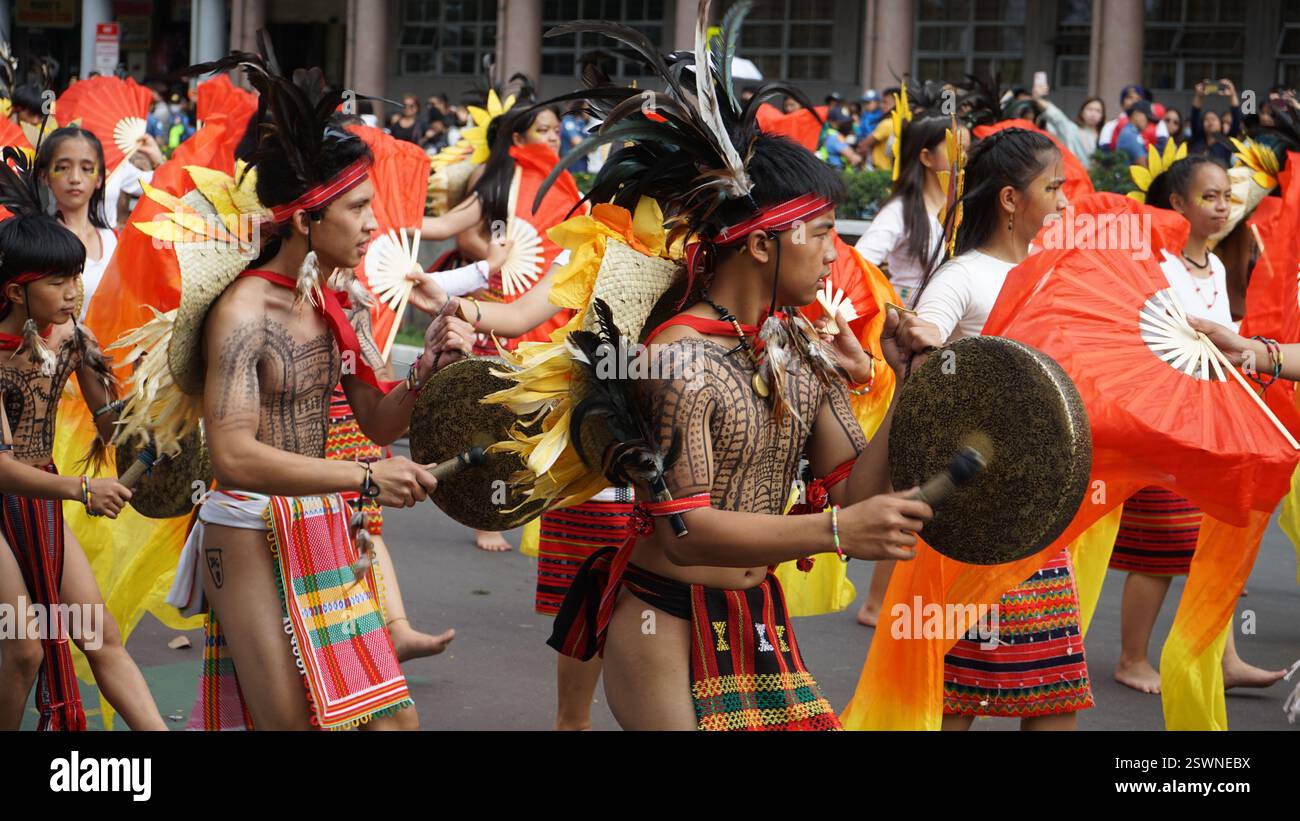 Baguio City, Philippines. 22nd February 2025. Traditional dance of the Igorot was showcase ...