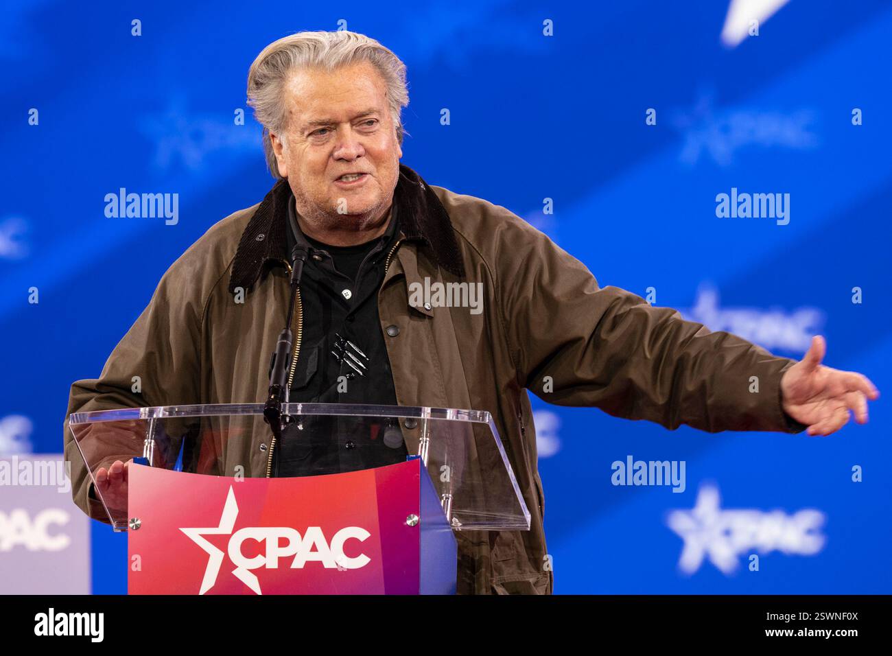 National Harbor, United States. 21st Feb, 2025. Megyn Kelly speaks ...