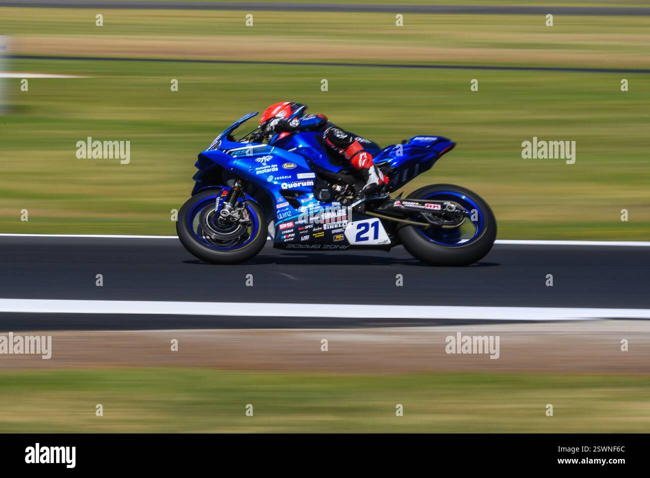 Phillip Island, Australia. 21st Feb, 2025. Michael Rinaldi of Italy is ...