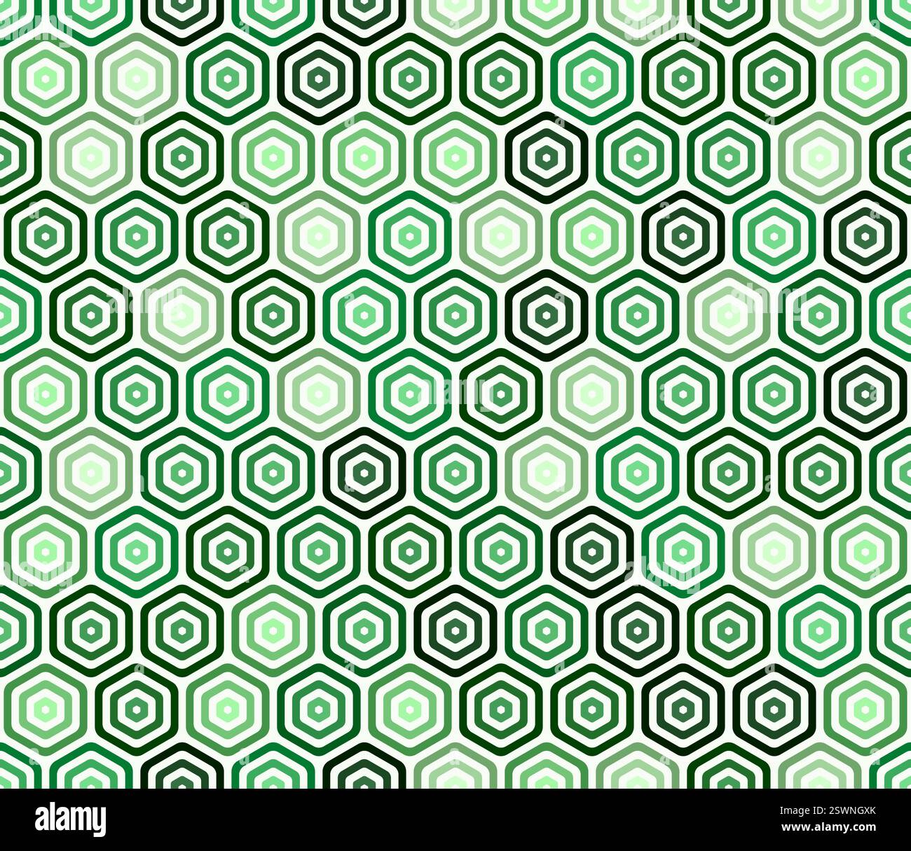 Abstract mosaic shapes geometric background. Green color tones gradients. Bold rounded stacked ...