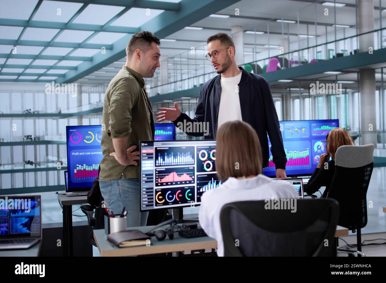 Intense Multiracial Business Team Arguing at Angry Office Meeting Stock ...