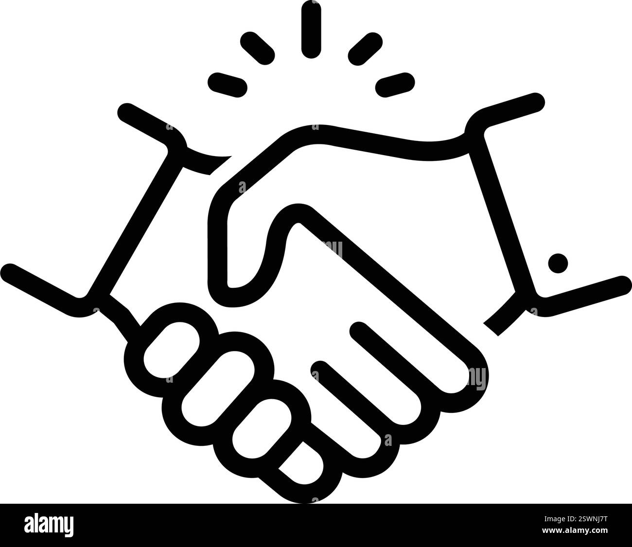 Handclasp Stock Vector Images - Alamy