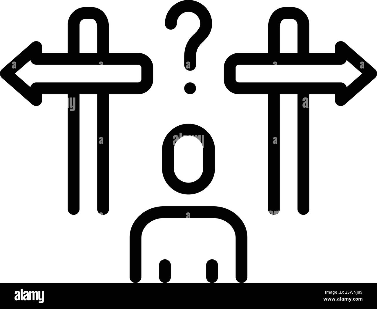 Pathway decision Stock Vector Images - Alamy