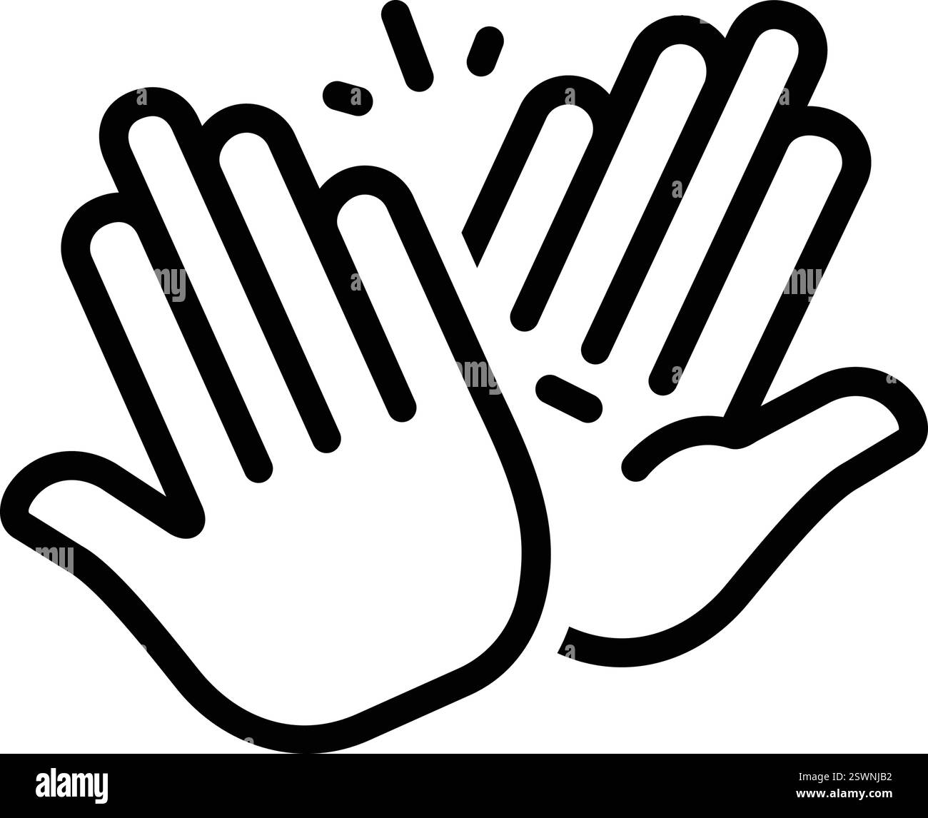 Hand slap Black and White Stock Photos & Images - Alamy