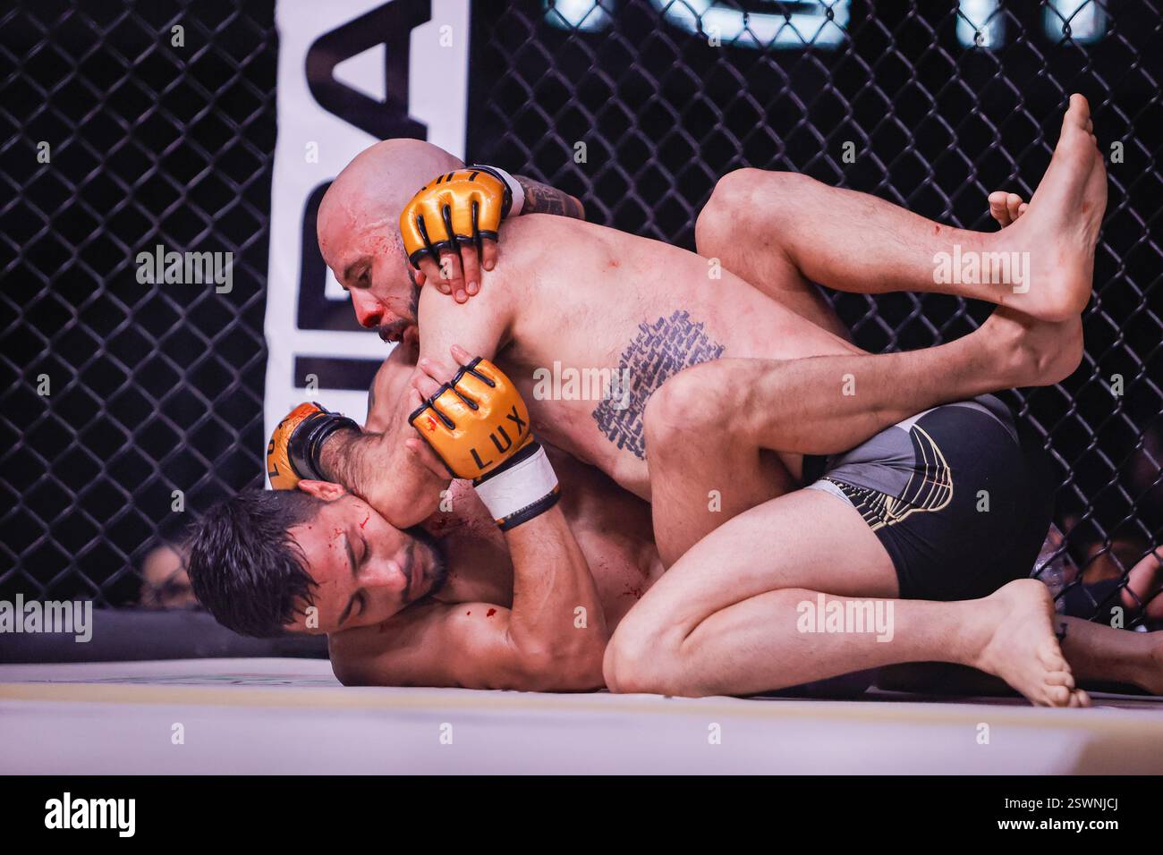 FEBRUARY 21ST 2025, Monterrey, Nuevo León, Mexico; Luis Rey Gallegos vs ...