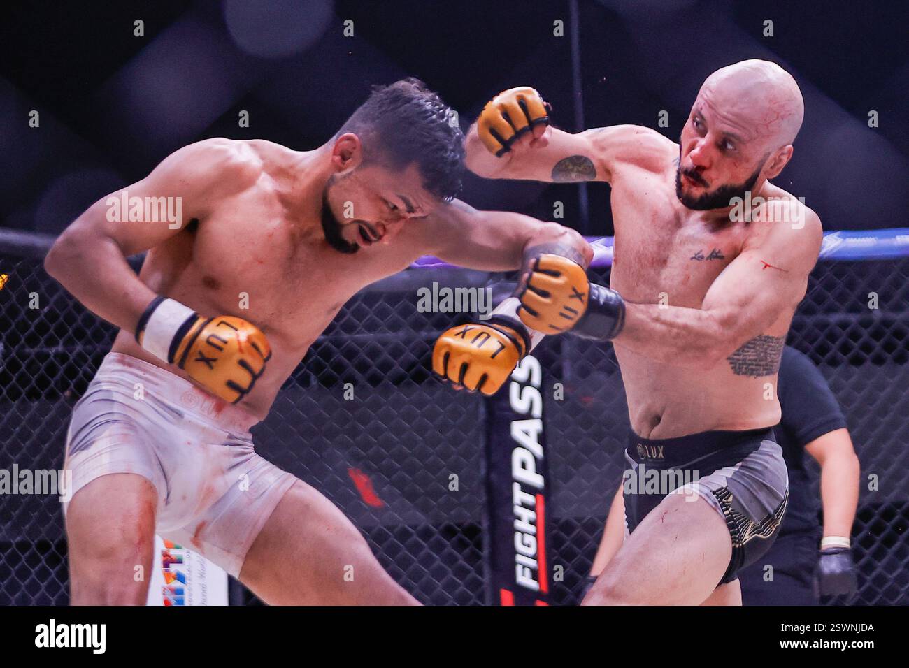 FEBRUARY 21ST 2025, Monterrey, Nuevo León, Mexico; Luis Rey Gallegos vs ...