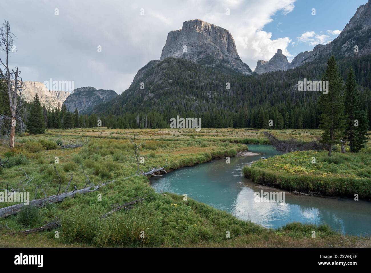 Upper Green River and Square Top Mountain, Wind River Range, Wyoming ...