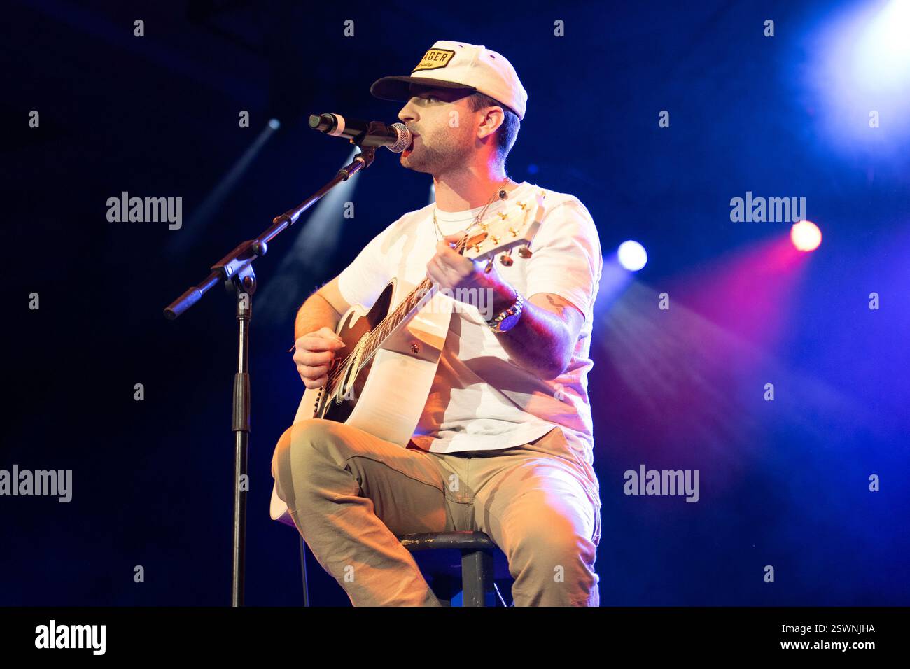 Greylan James performs during the Big Machine Label Group Luncheon at ...