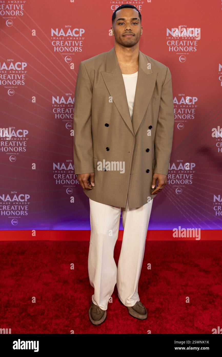 Los Angeles, USA. 21st Feb, 2025. Rome Flynn attends the arrivals of ...