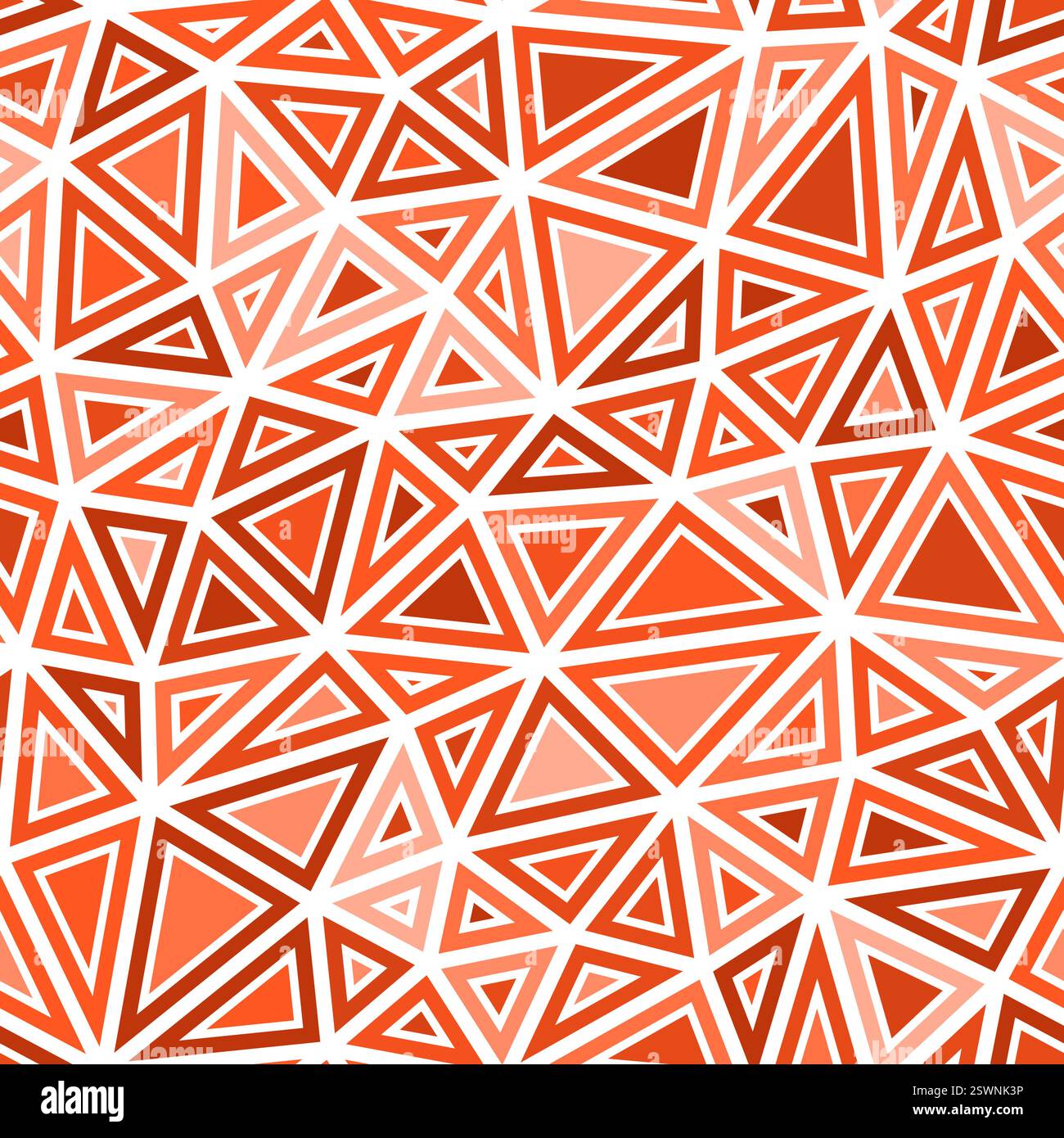 Mosaic background. Medium triangles size. Solid shapes in frames. Monotone colored style ...